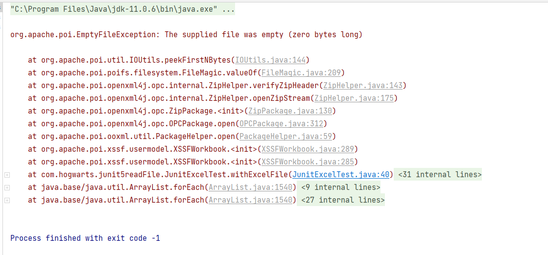 Org apache poi EmptyFileException The Supplied File Was Empty zero Org apache poi EmptyFileException The Supplied File Was Empty zero